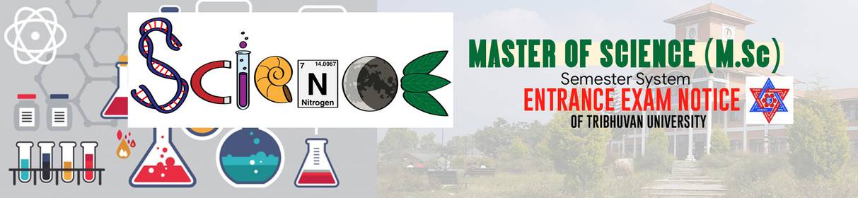 Master of Science (MSc) Entrance Exam Notice - TU - Edusanjal