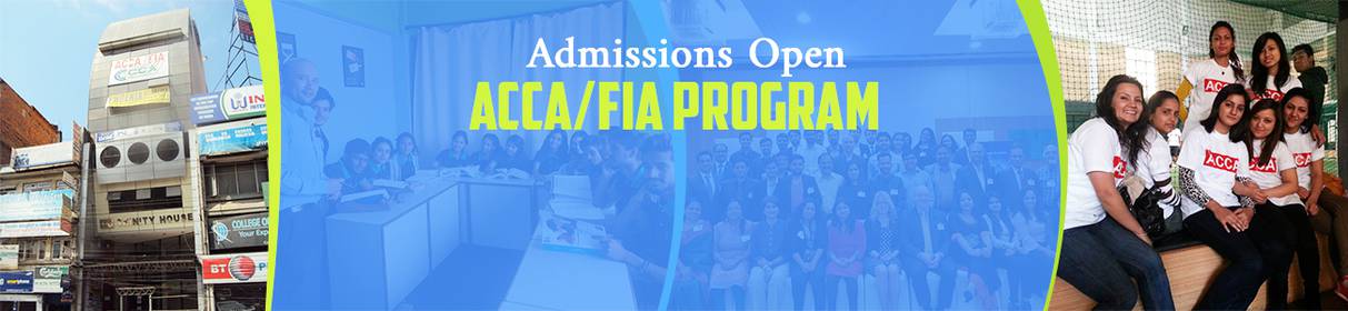 Admissions Open for the First Level of ACCA at Certified College of ...