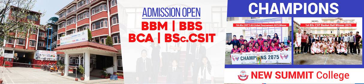 Admission Open at New Summit College for Bachelor Level Programs ...