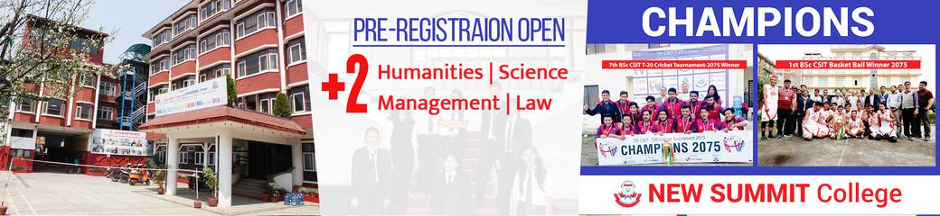Admissions Open in +2 Programs at New Summit College - Edusanjal