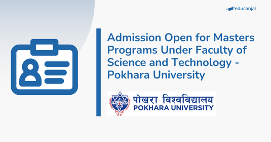 Admission Open for Masters Programs Under Faculty of Science and ...