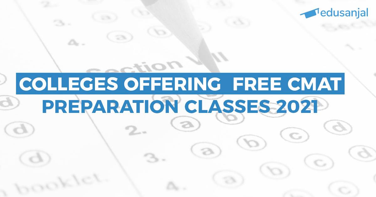 Colleges Offering Free CMAT Preparation Classes 2022 - Edusanjal