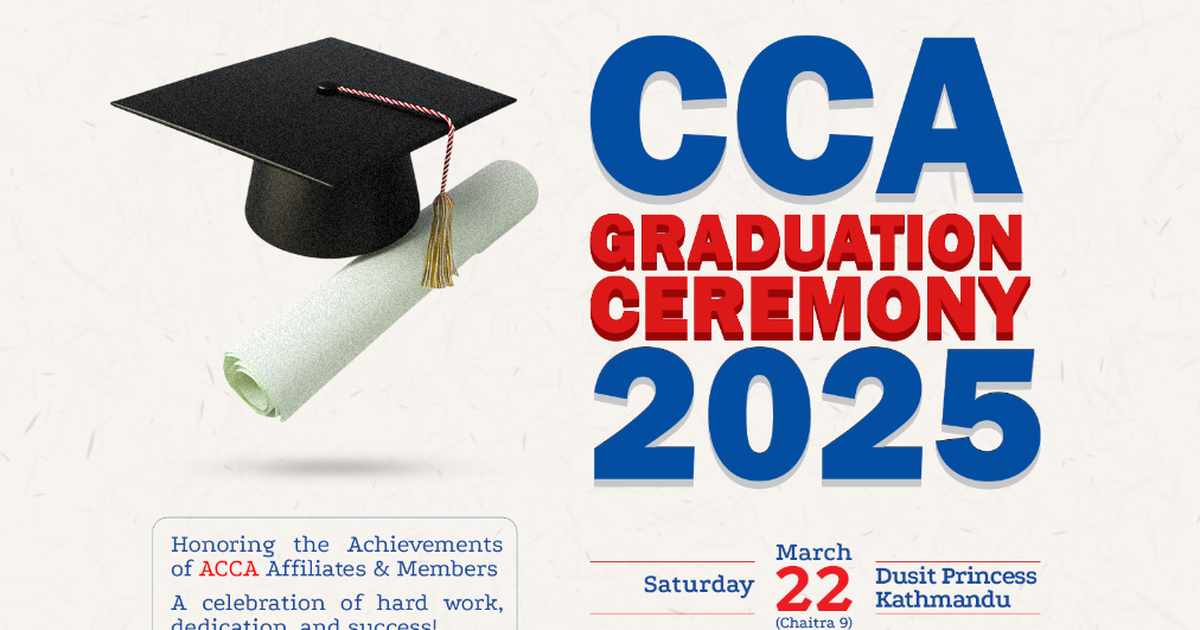 CCA to Host Its Grandest ACCA Graduation Ceremony - Edusanjal