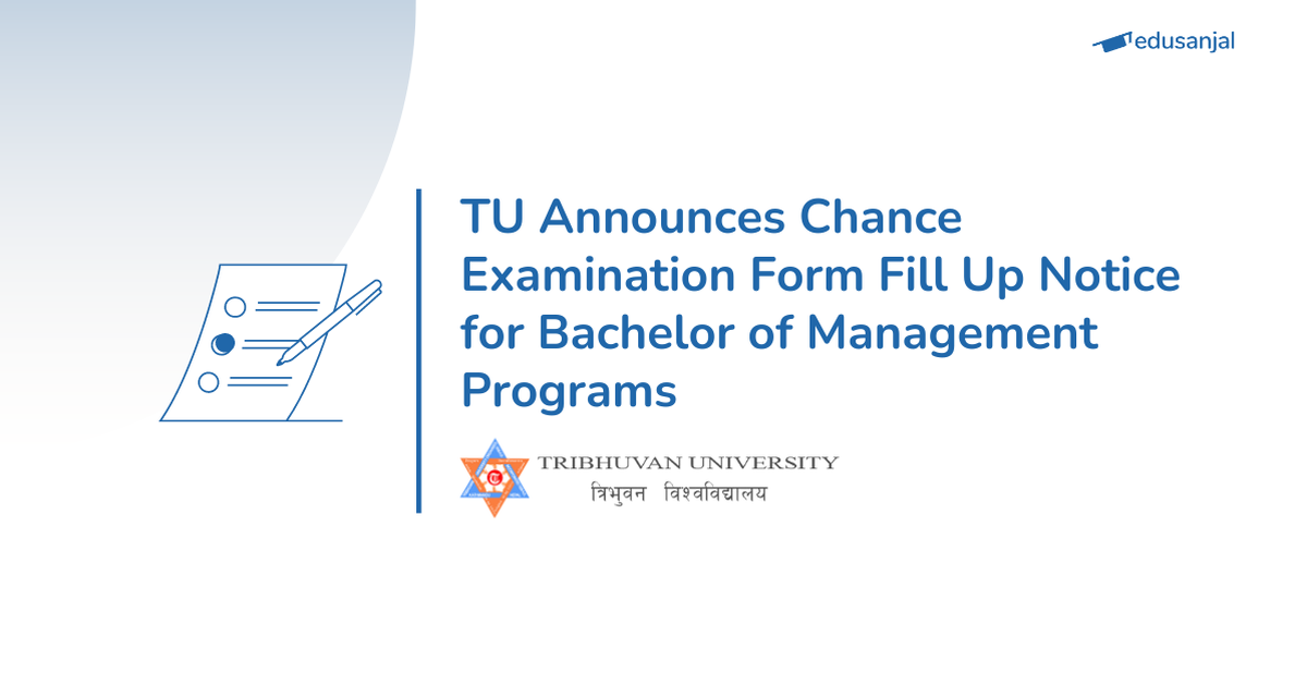 Chance Examination Form Fill Up Notice for Bachelor of Management ...