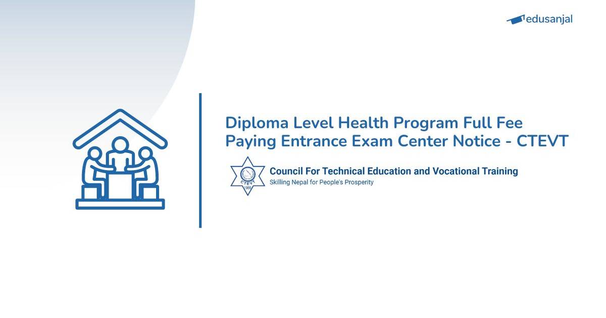 Diploma Level Health Program Full Fee Paying Entrance Exam Center ...