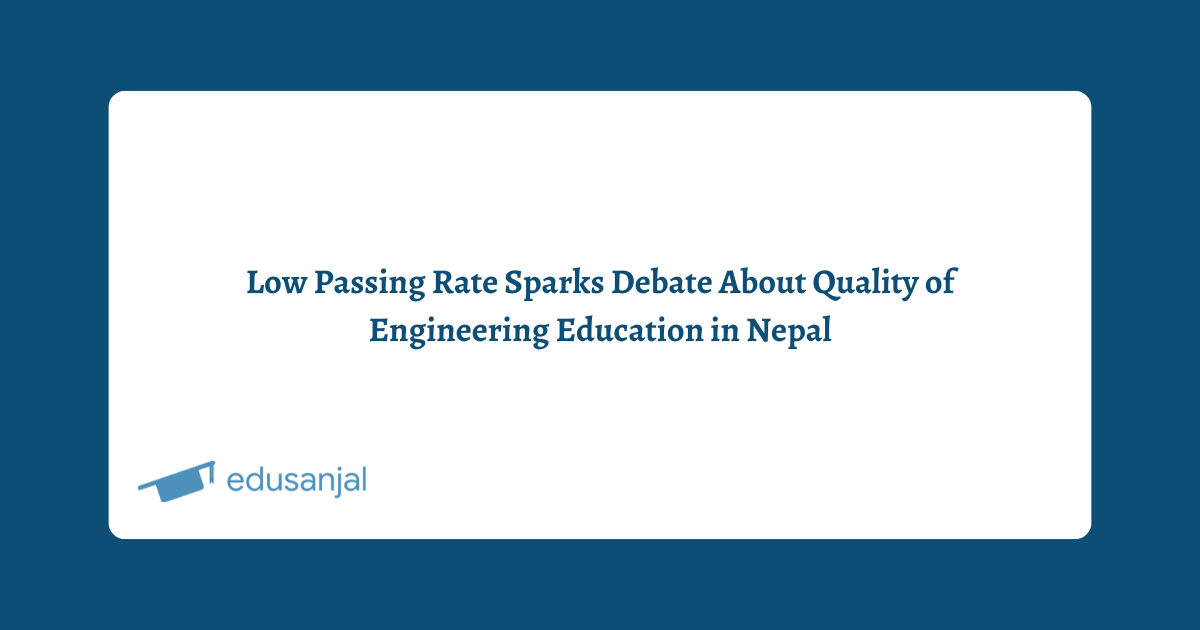 Nepal's First-Ever Engineer Licensing Examination Sees Only 28.5% Pass ...