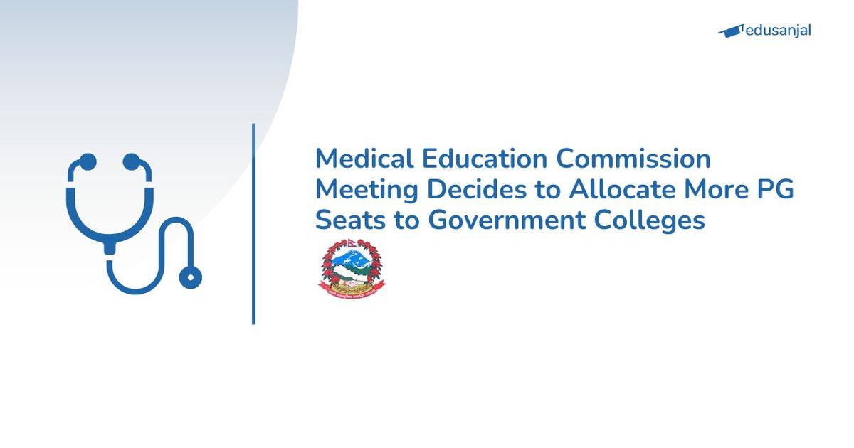 Medical Education Commission Meeting Decides to Allocate More PG Seats ...