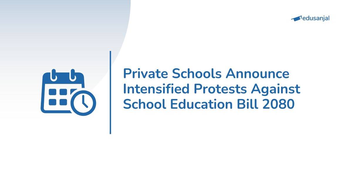Private Schools Announce Intensified Protests Against School Education ...