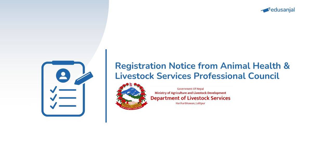 Registration Notice from Animal Health & Livestock Services ...