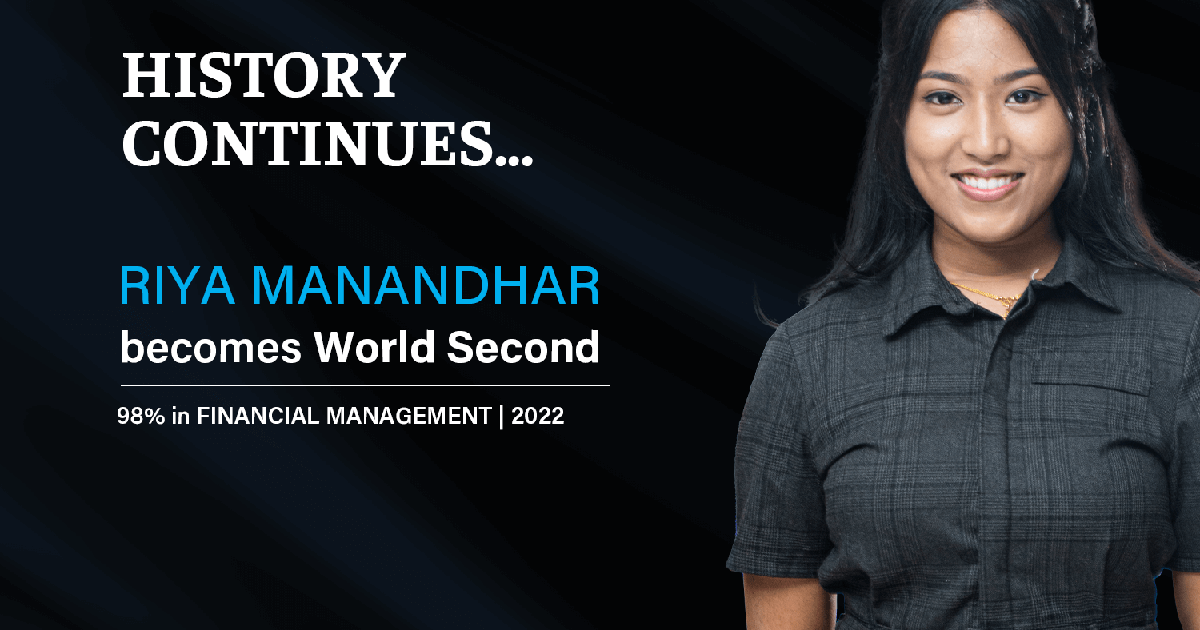 TBC Student Receives World Topper Status - Edusanjal