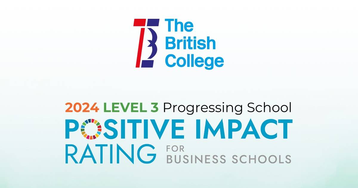 The British College Makes History in the Positive Impact Rating League ...