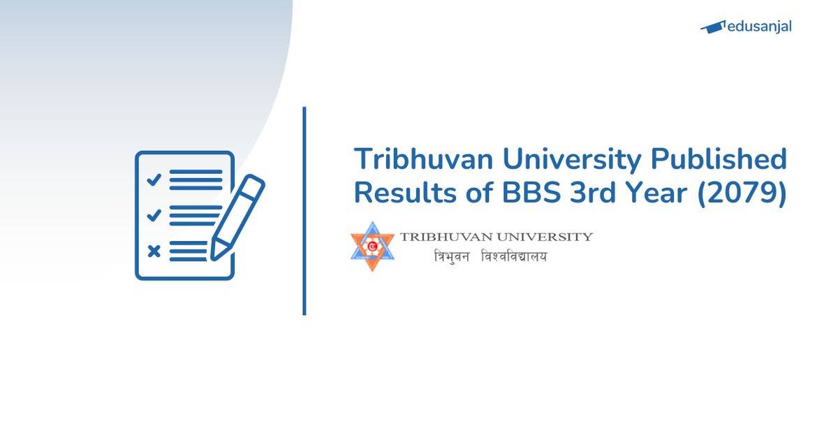 Tribhuvan University Published Results of BBS 3rd Year (2079)