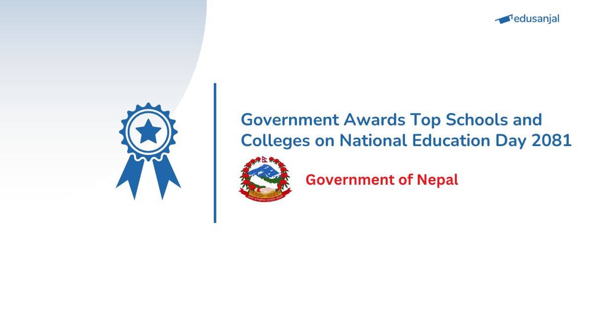 Government Awards Top Schools and Colleges on National Education Day 2081