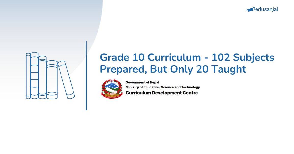 Grade 10 Curriculum - 102 Subjects Prepared, But Only 20 Taught - Edusanjal