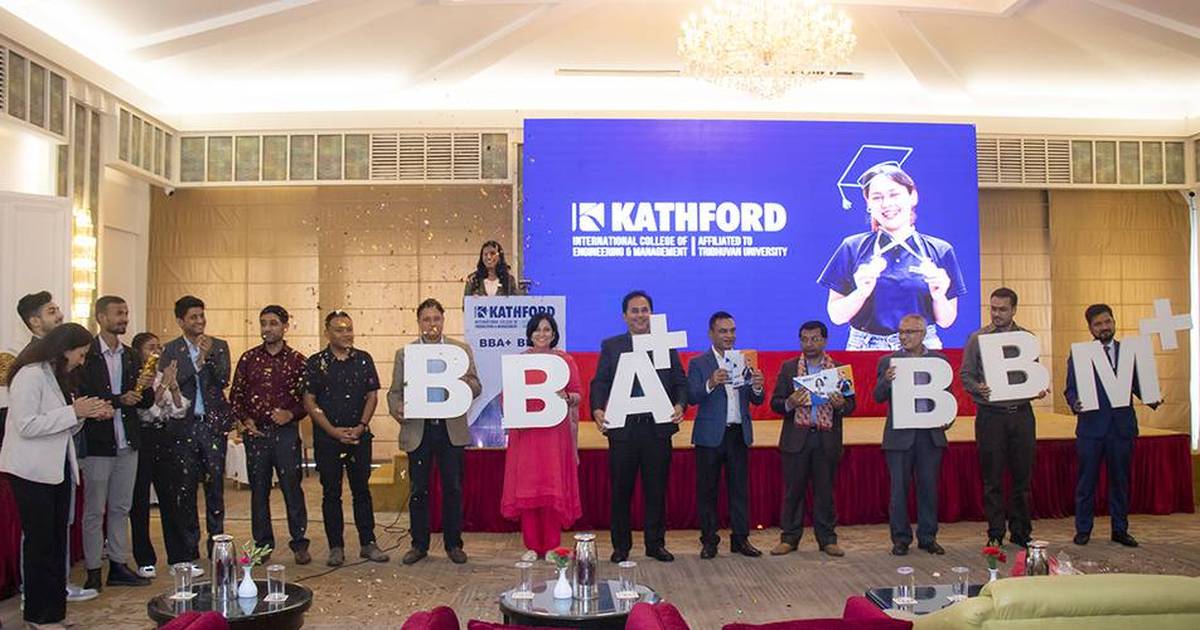 Kathford International College Launches BBA+ and BBM+ - Edusanjal