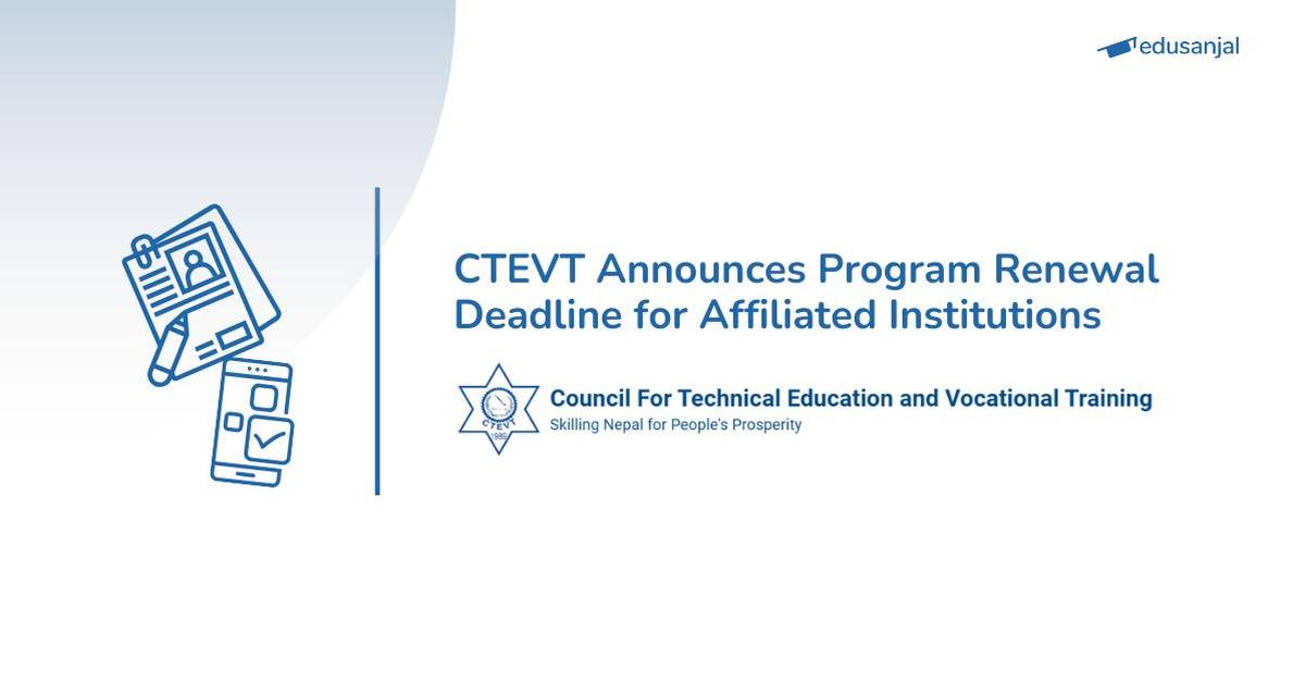 CTEVT Announces Program Renewal Deadline for Affiliated Institutions ...