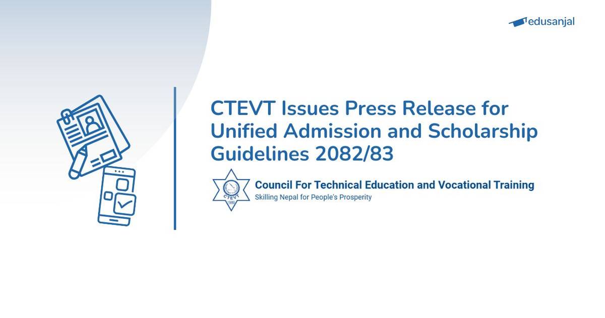 CTEVT Issues Press Release for Unified Admission and Scholarship ...