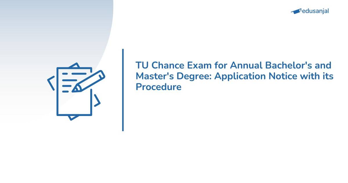 TU Chance Exam for Annual Bachelor's and Master's Degree: Application ...
