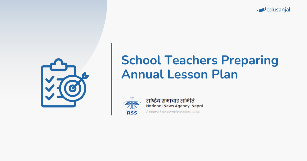 School Teachers Preparing Annual Lesson Plan - Edusanjal