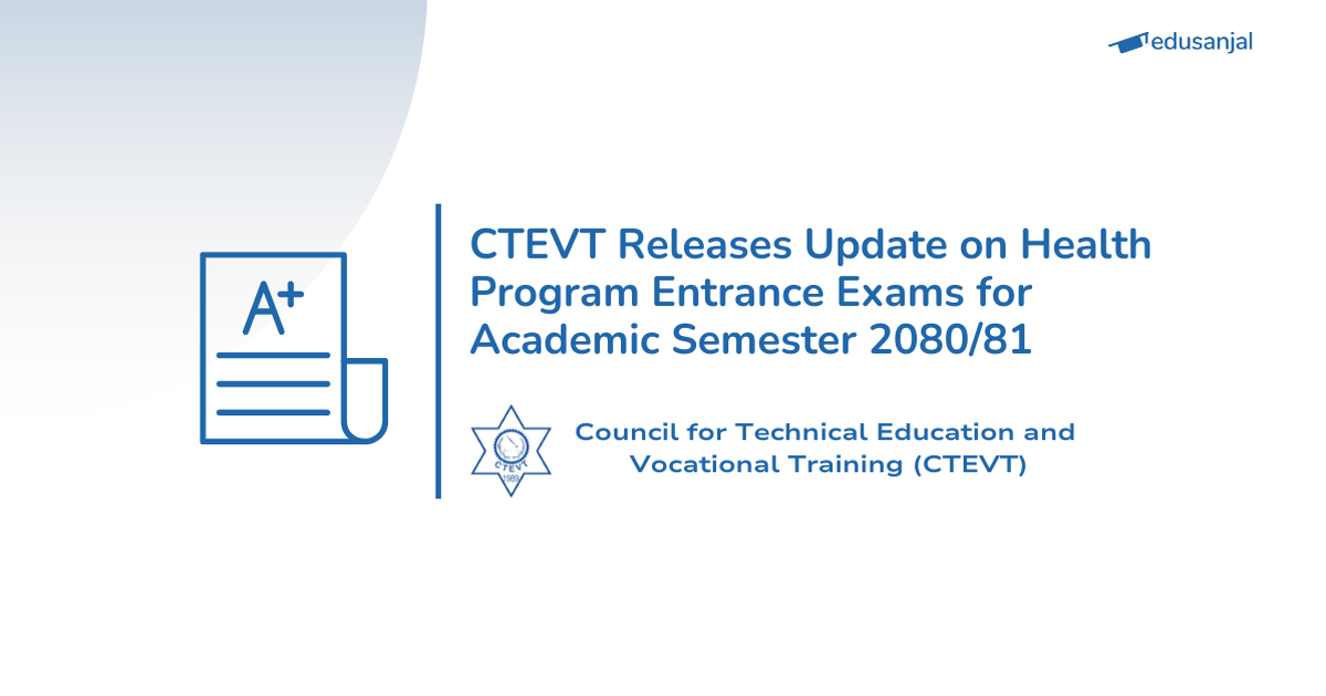 CTEVT Announces Important Update on Health Program Entrance Exams for ...