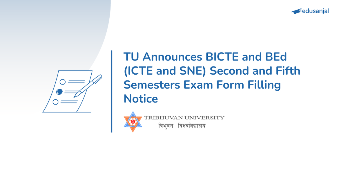 BICTE and BEd (ICTE and SNE) Second and Fifth Semesters Exam Form ...