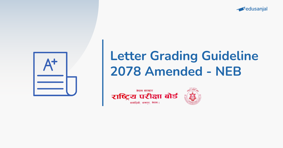Letter Grading Guideline 2078 Amended - NEB - Edusanjal