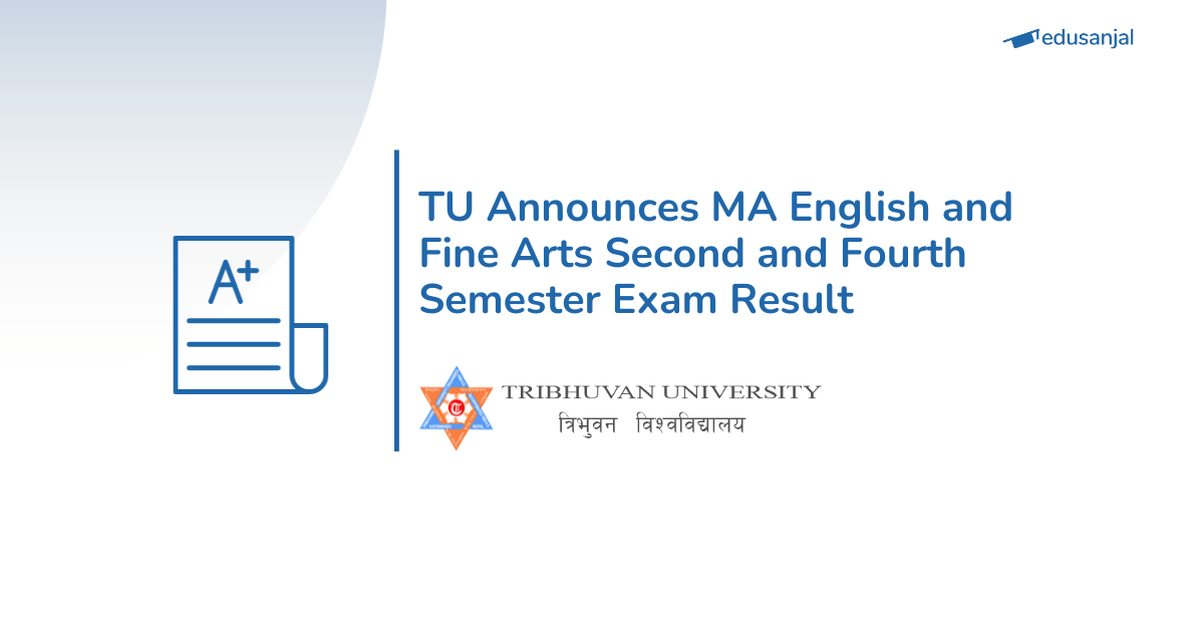 MA English and Fine Arts Second and Fourth Semester Exam Result - TUFoHSS