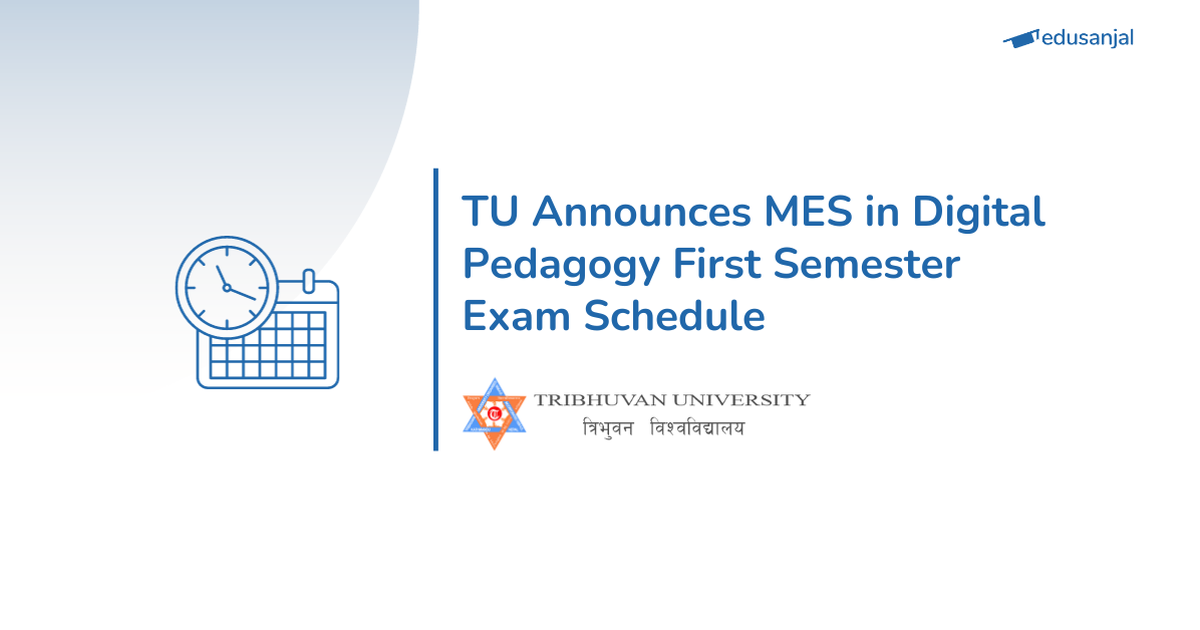 MES in Digital Pedagogy First Semester Exam Schedule - TUFoE