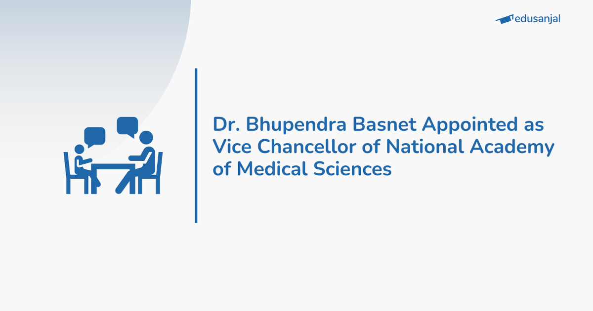 Dr. Bhupendra Basnet Appointed as Vice Chancellor of National Academy ...