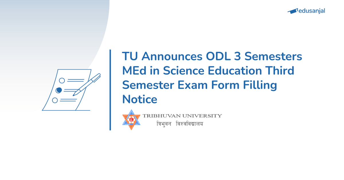 ODL 3 Semesters MEd in Science Education Third Semester Exam Form ...