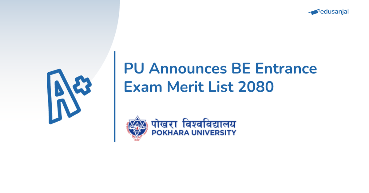 BE Entrance Exam Final Merit List 2080 - Pokhara University - Edusanjal