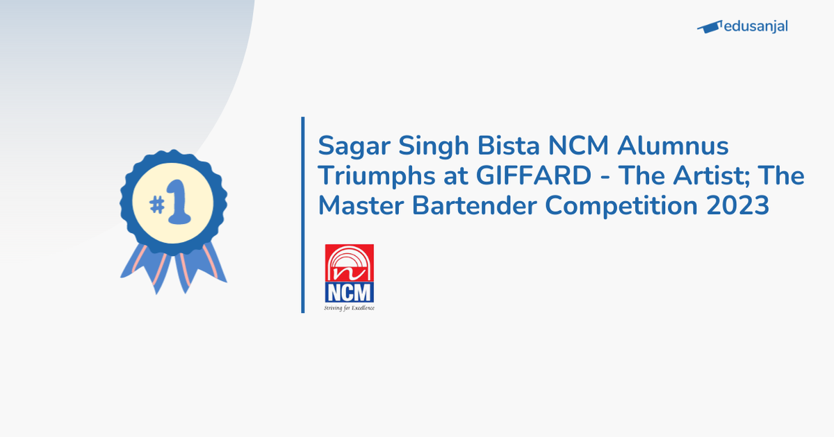 Sagar Singh Bista NCM Alumnus Triumphs at GIFFARD - The Artist; The ...