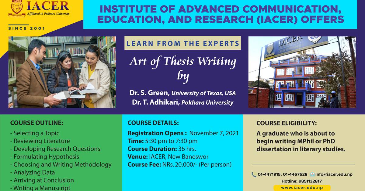 Thesis Writing Workshop - Edusanjal