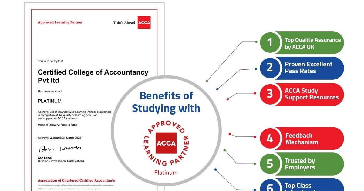 The CCA ACCA Platinum Approved Partner Advantage - Edusanjal