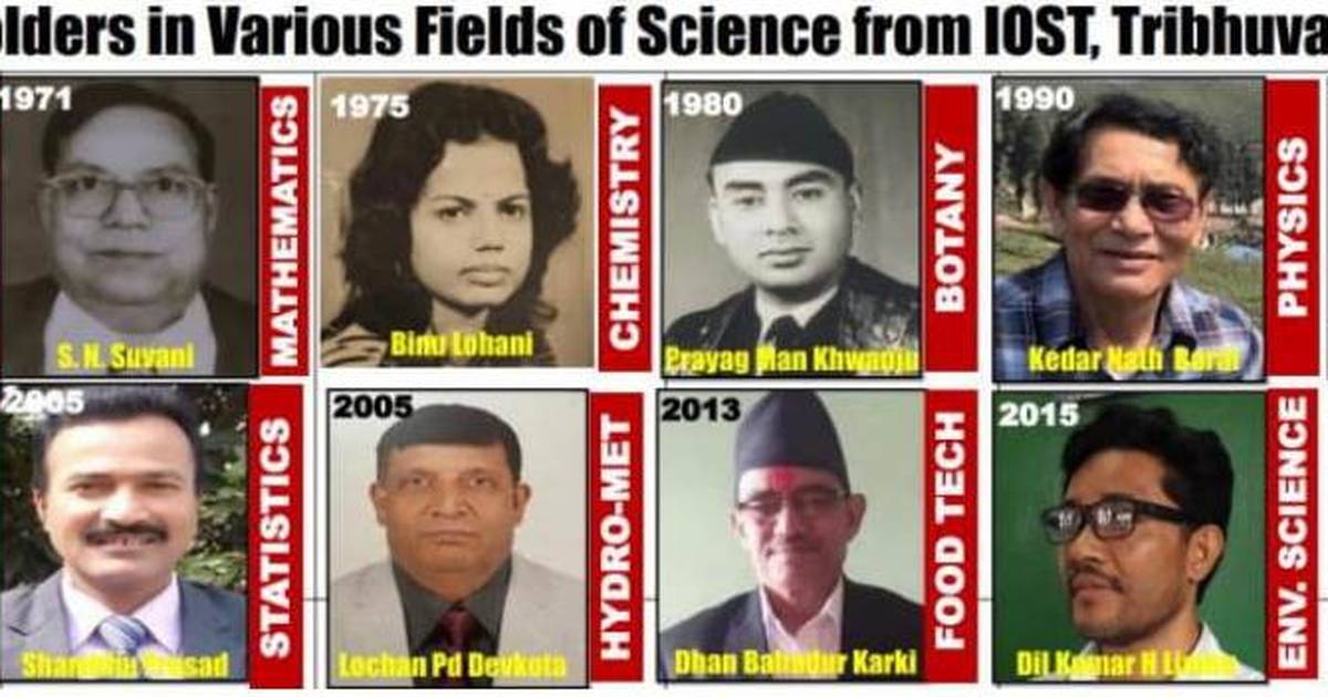 First PhD Holders in Various Fields of Science from IOST, Tribhuvan ...