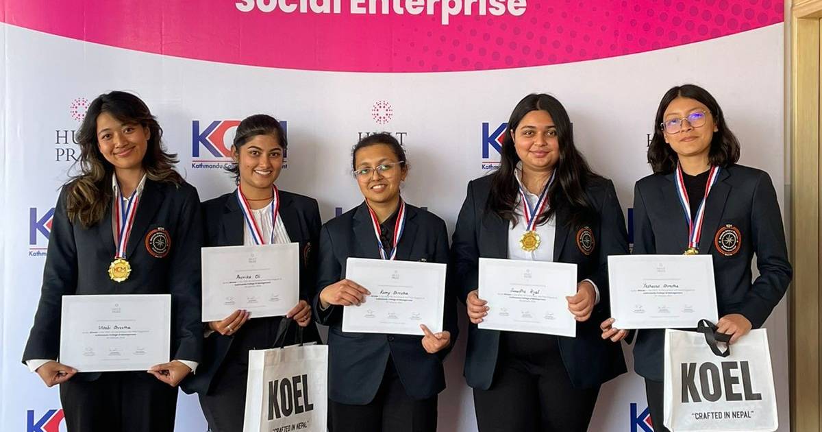 Team Hello World Takes Home Hult Prize KCM On-Campus 2024 - Edusanjal