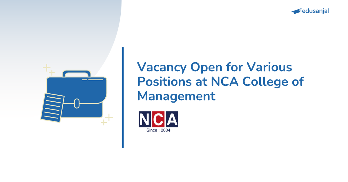 Vacancy Announcement at NCA College of Management