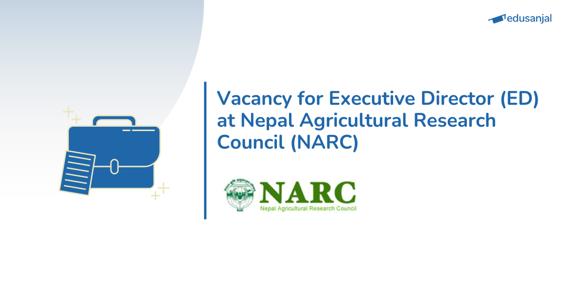 Vacancy for Executive Director (ED) at Nepal Agricultural Research ...