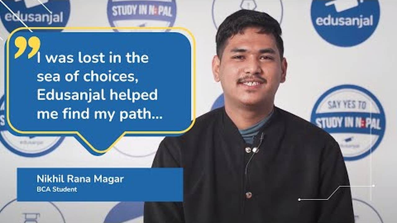 Nikhil Rana Magar's BCA Journey | Edusanjal Counseling - Edusanjal Nikhil Rana Magar's BCA Journey | Edusanjal Counseling - Edusanjal