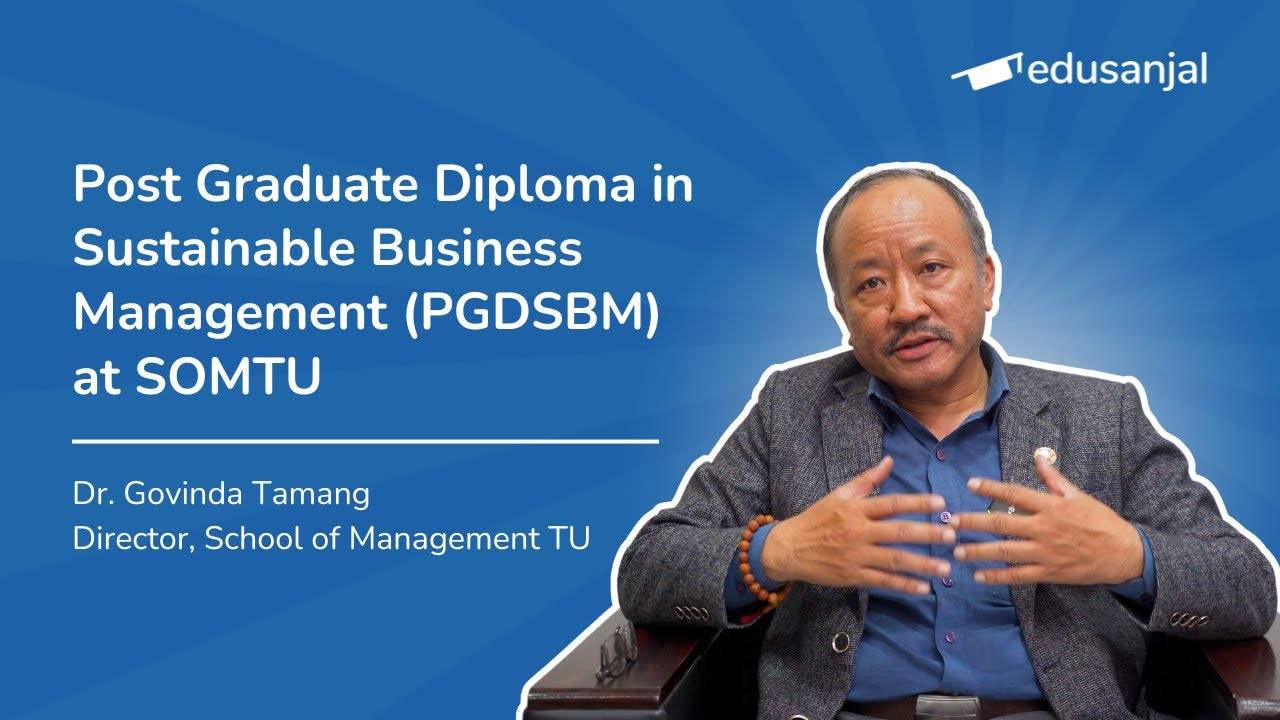 Post Graduate Diploma in Sustainable Business Management (PGDSBM) at ...