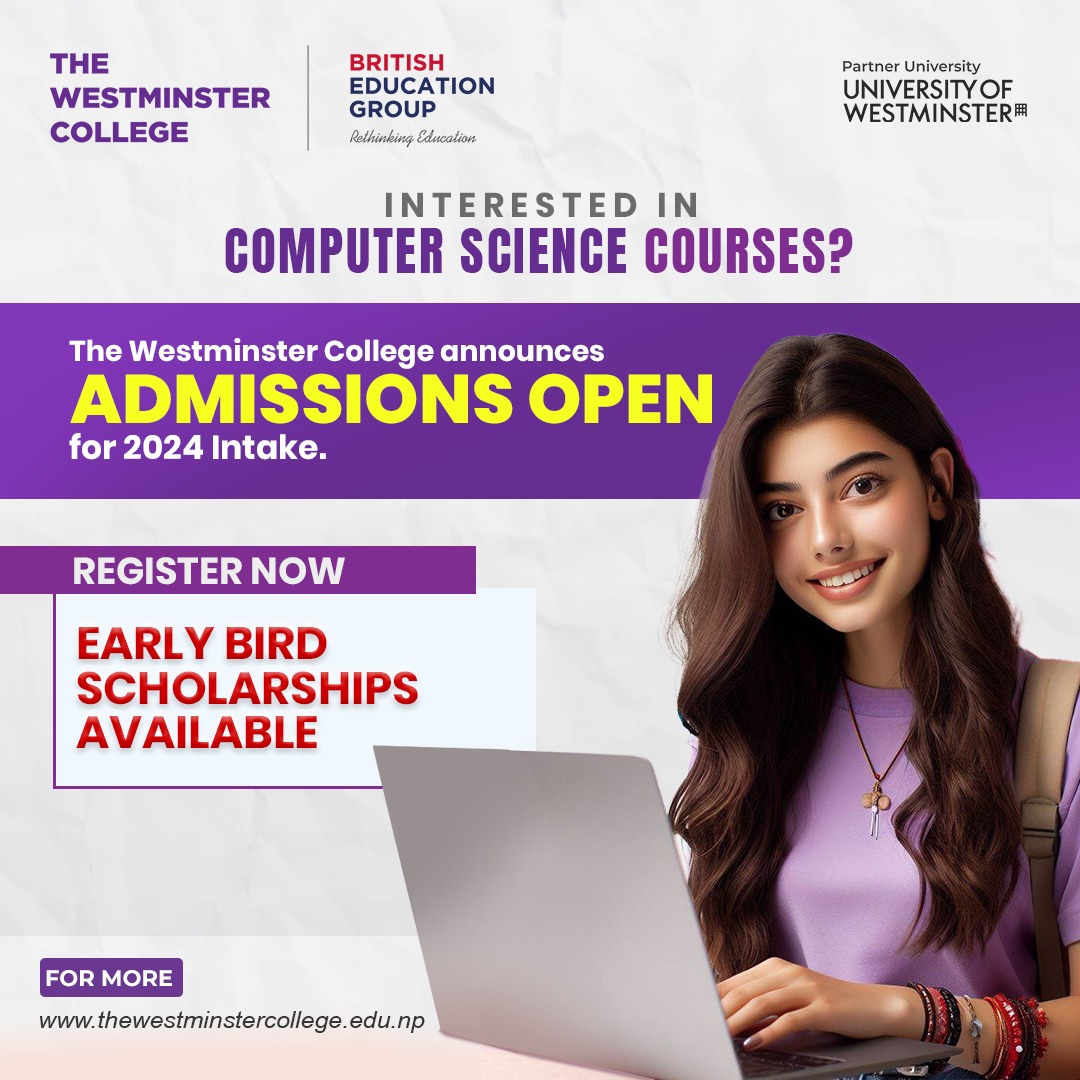 Admission Open for Bachelors Programs at The Westminster College - Edusanjal